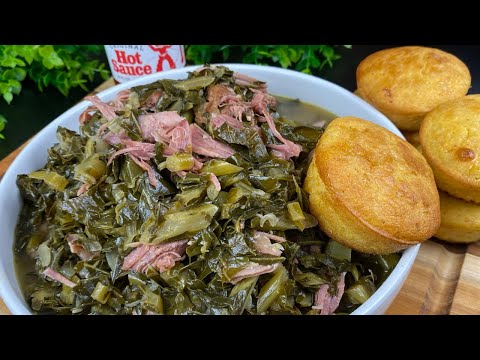 Easy Instant Pot Collard Greens and Smoked Turkey Leg | Southern Collard Greens Recipe