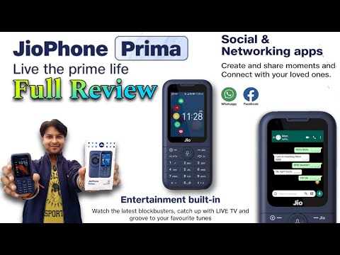 Jio Phone Prima 4G | Jio Prima Phone Unboxing | Detailed Features Review @jio