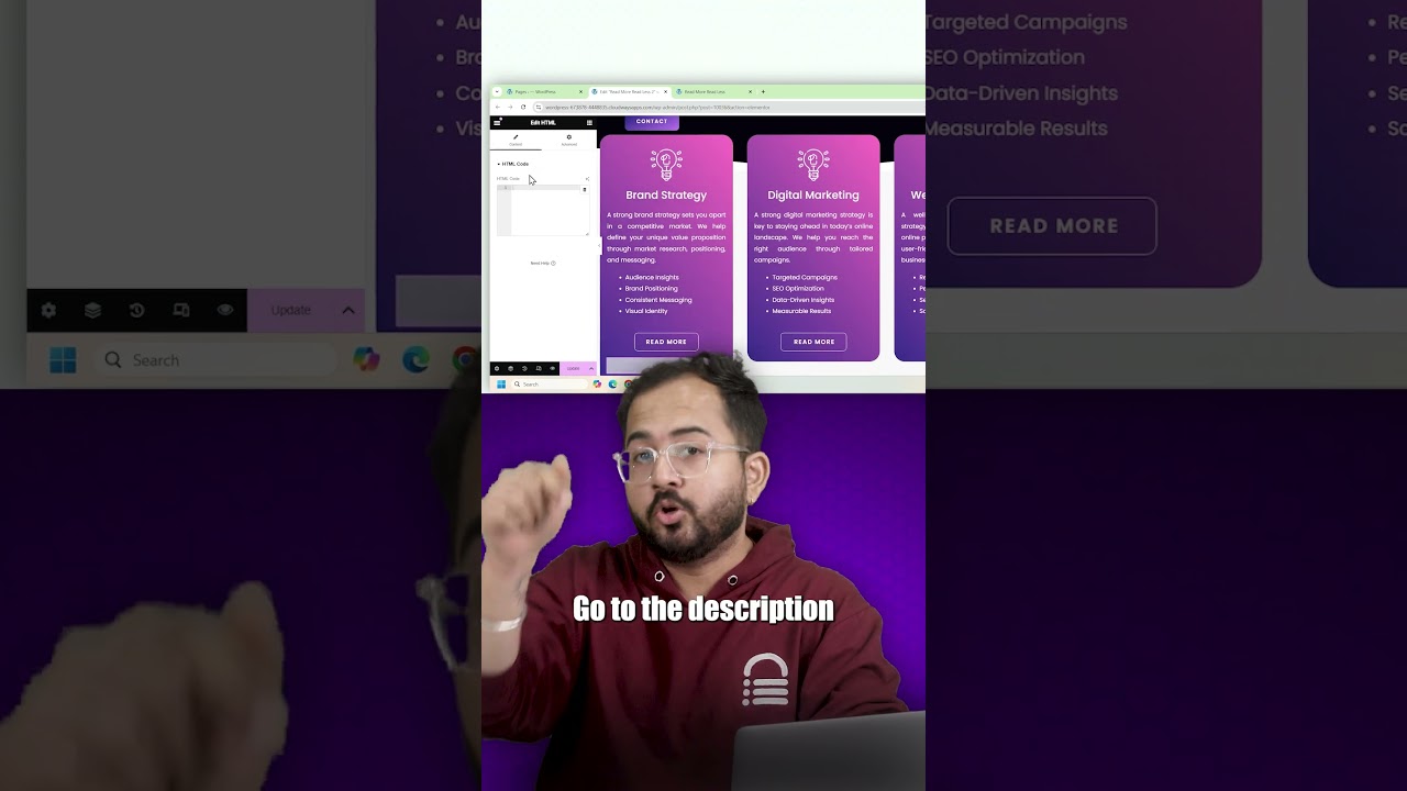 Add Read More Button in Elementor