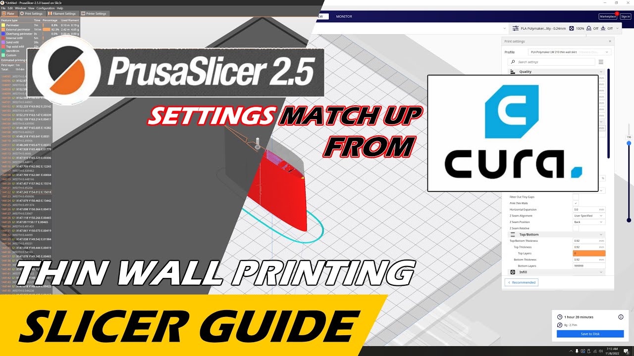 A Comprehensive Guide To Prusaslicer For Cura Users Mastering Thin