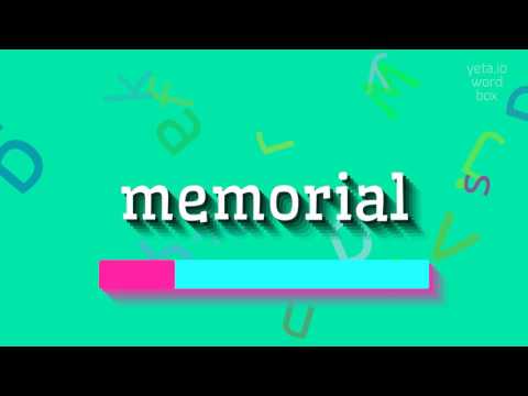 How to say "memorial"! (High Quality Voices)