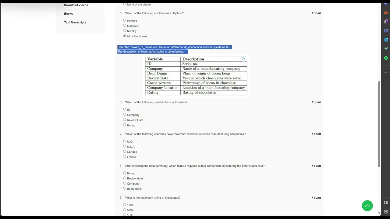 NPTEL Python for Data Science Week 3 Assignment August 2024 | IIT Madras