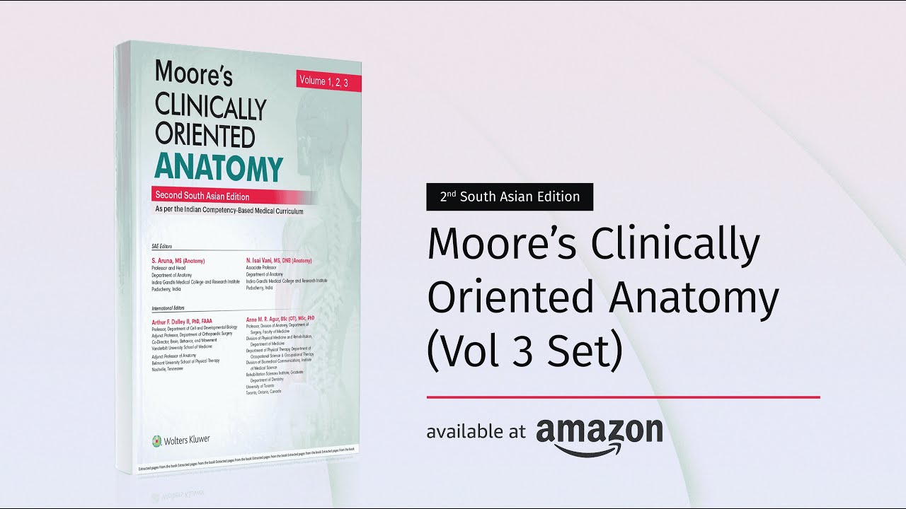 Best Anatomy Book for 1st Year MBBS Students - Moore's Clinically Oriented Anatomy