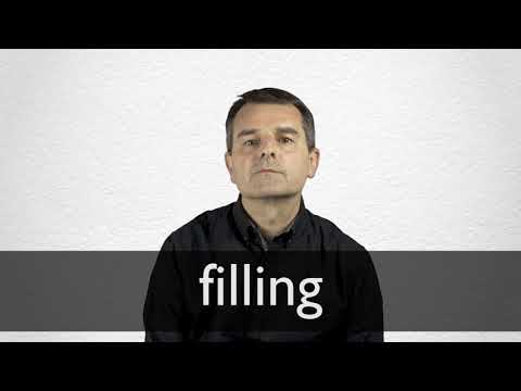 FILLING definition and meaning | Collins English Dictionary