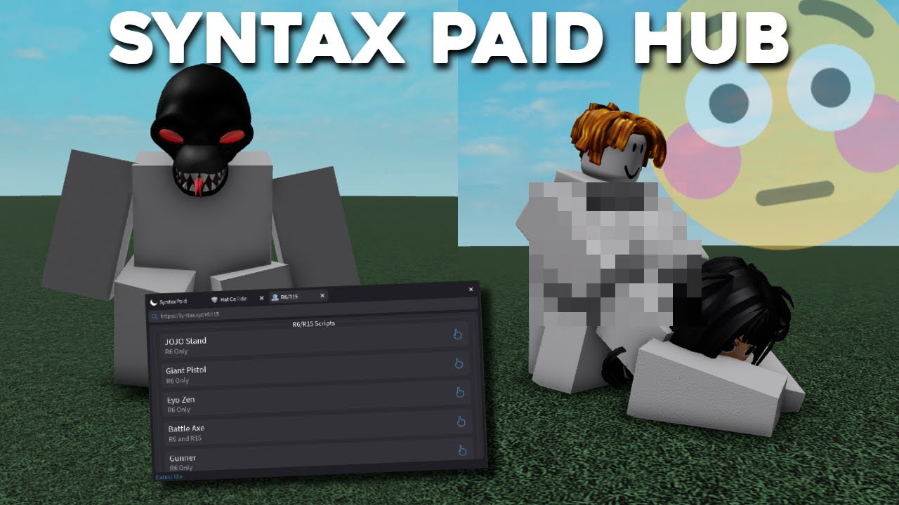 Syntax Paid Hub Showcase - ROBLOX EXPLOITING