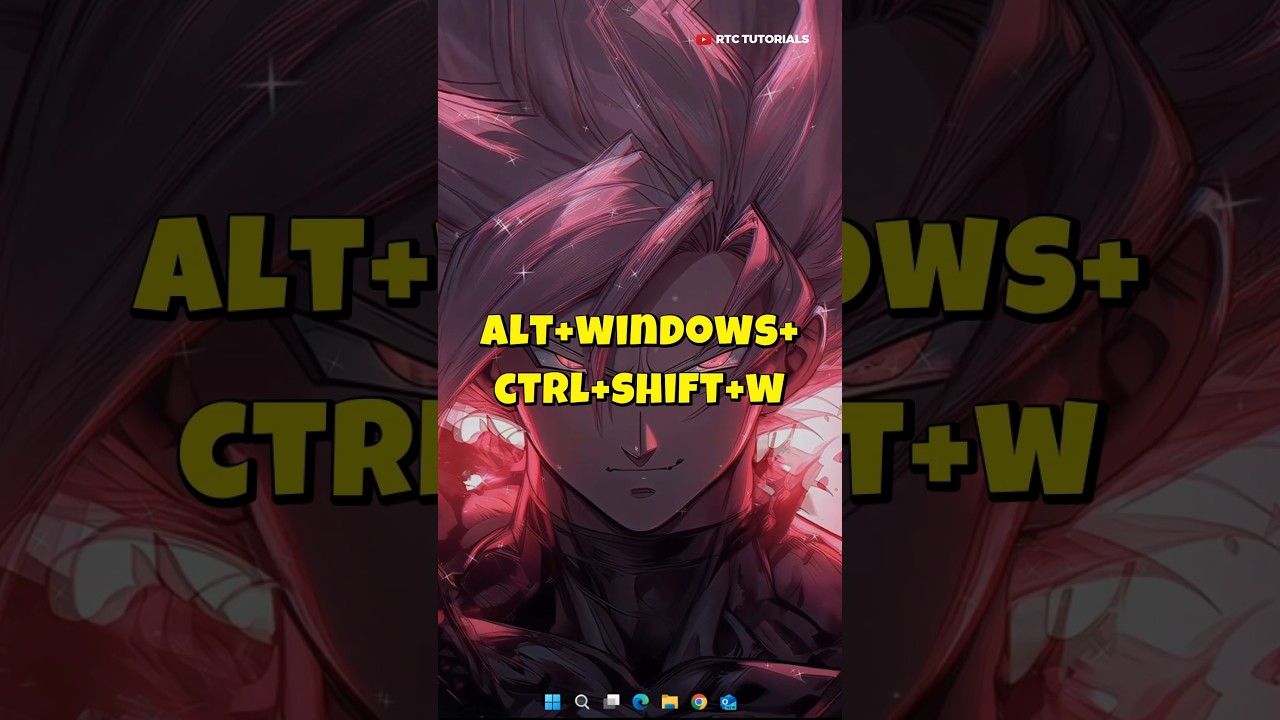 ALT + WINDOWS + CTRL + SHIFT + W #pctips #tech #shorts
