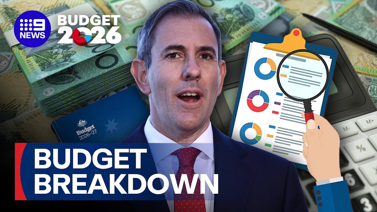 BUDGET 2026: The Budget Breakdown | 9 News Australia