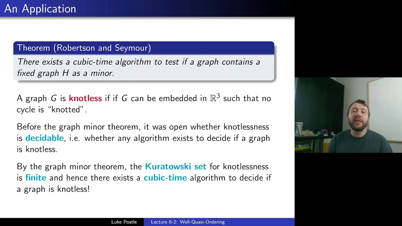 Graph Theory 6-2: Well Quasi Ordering