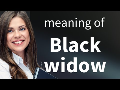Understanding the Phrase "Black Widow" in English
