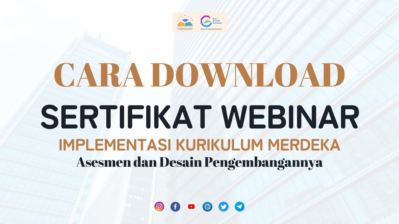 TUTORIAL DOWNLOAD SERTIFIKAT IMPLEMENTASI KURIKULUM MERDEKA (ASESMEN DAN PENGEMBANGANNYA)