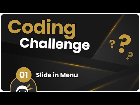Coding Challenge #1 - Slide in Menu
