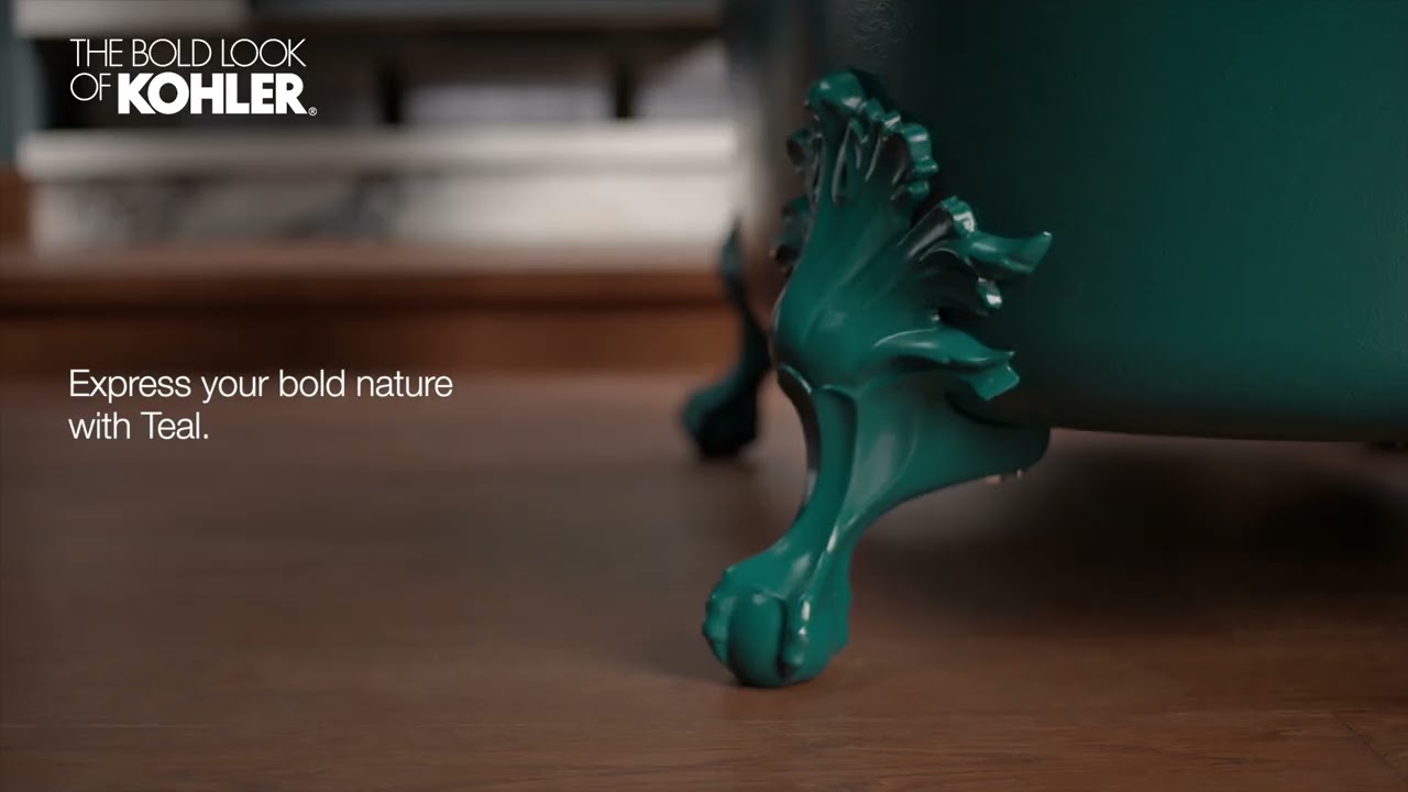 KOHLER Heritage Colors – Alluring Teal Bathroom