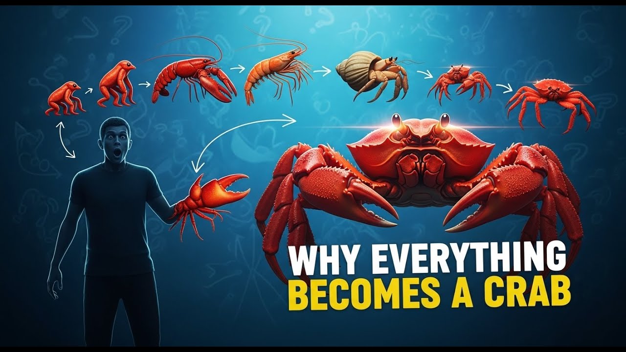 Evolution Tried Everything… and Somehow Ended Up With Crabs Again