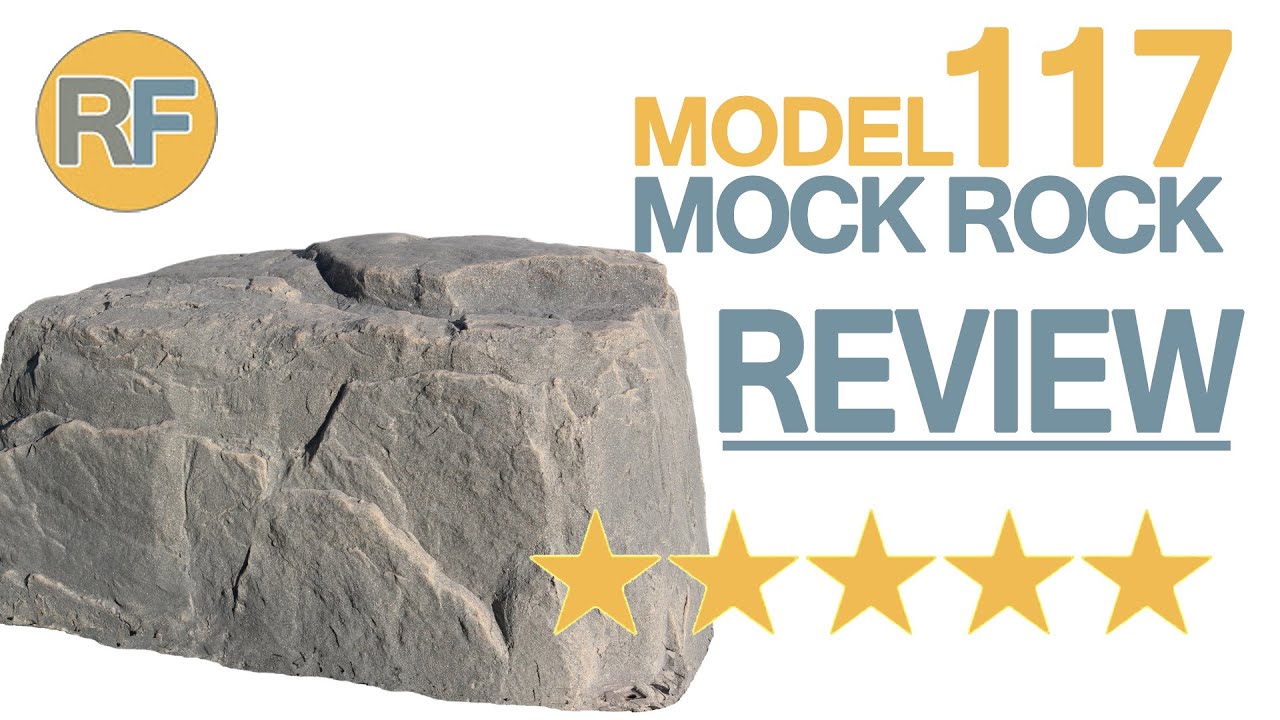 Dekorra 111-RB 34" L X 32" W X 15" H Mock Rock Artificial Rock ...