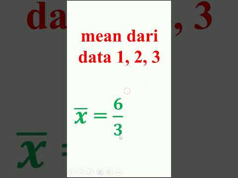 mean dari data 1, 2, 3
