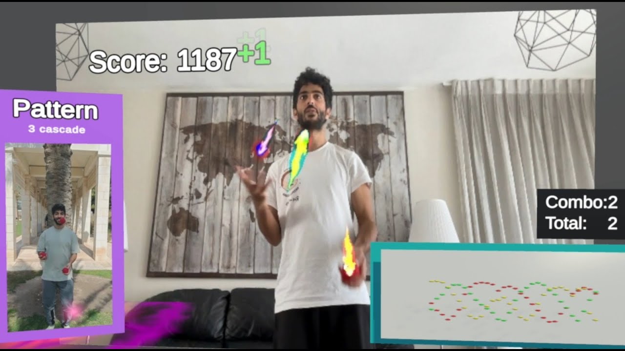 Interactive juggling Game - Trailer