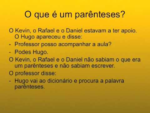 O que é um Parênteses? | Blog do 7.ºH