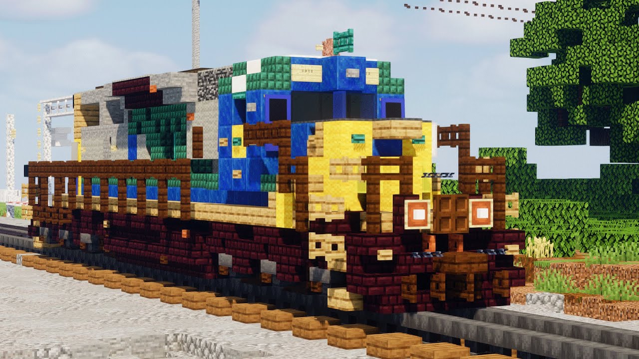 Minecraft CSX 8888 YN2 SD40-2 Tutorial