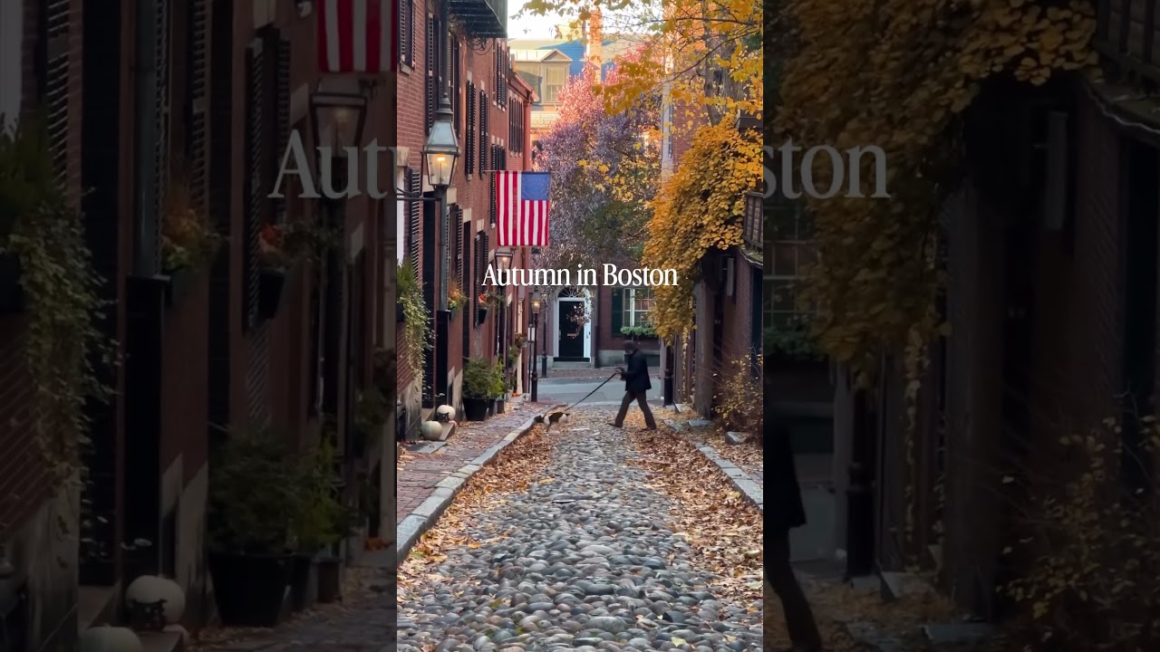Boston in the Fall: A Real-Life Postcard 🍂