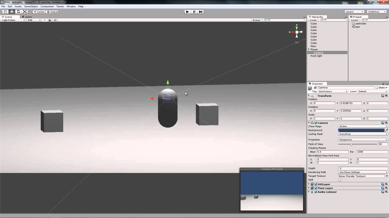 Unity3D Multiplayer FPS Tutorial 1