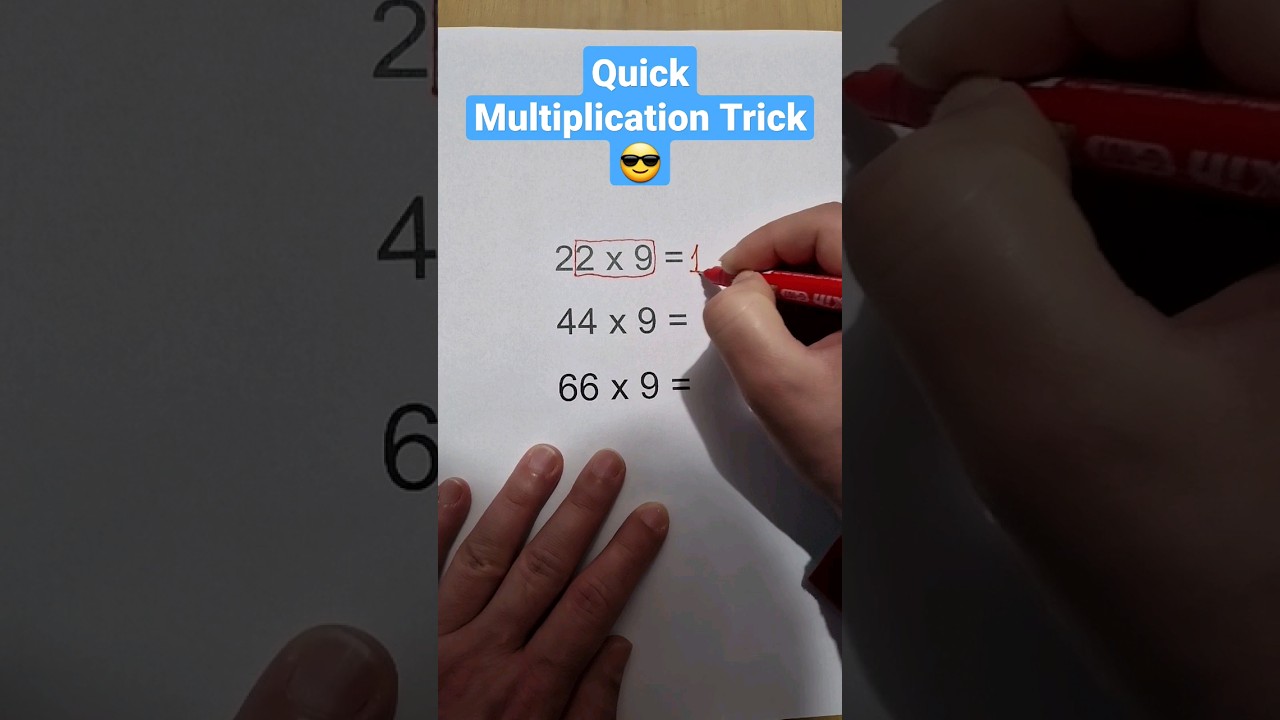 Multiplication Tricks To Make Mathematics Fun and Easy 😉 #math #multiplication