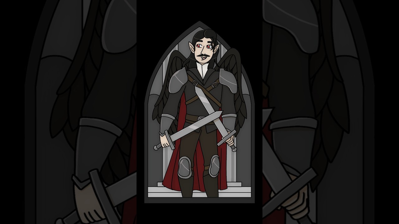 Drawtober - Vampire Aasimar Fighter