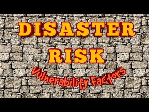 DRRM: Disaster Risk and Factors