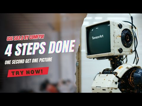 Fast image generation, 4 steps to get 1 perfect images in just 1s!