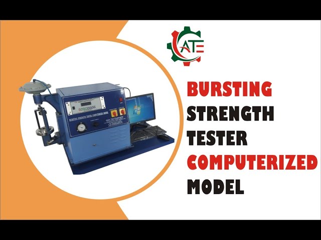 Paper Packaging Industries Testing Equipment - Computerized Bursting ...