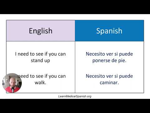 Occupational Therapy Spanish [Part 2 - Skill / Mobility Testing]