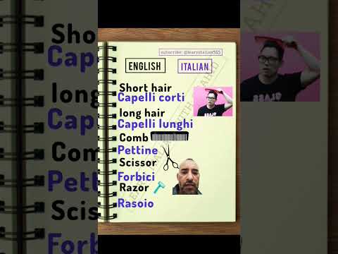 Learn italian (Things name)