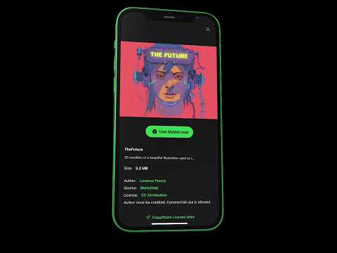 Sketchfab License Handling