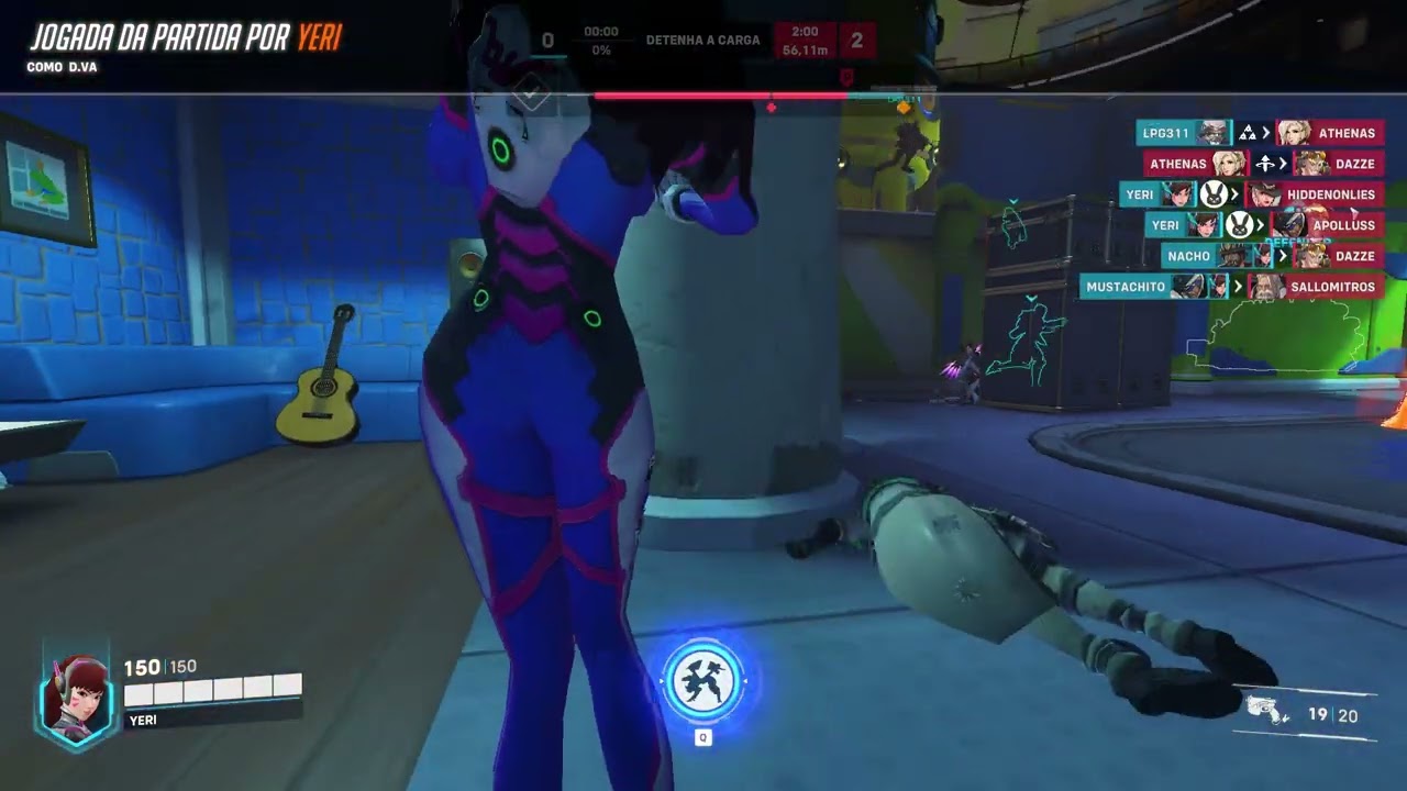 D.VA POTG showing butt