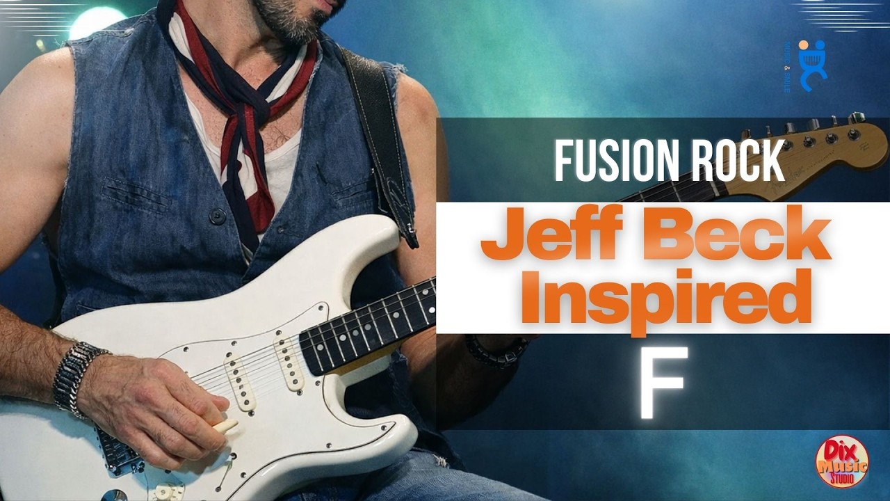 Fusion Rock Backing Track – Jeff Beck Inspired in F (116 BPM)