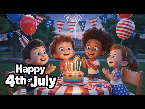 USA's BIGGEST Independence Day Celebration for KIDS!FUN LEARNING with Rhymes for Kids! with baabaatv