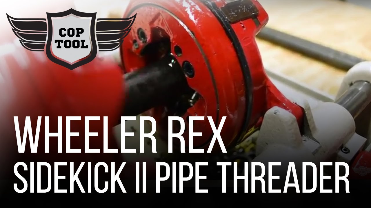 Wheeler Rex SideKick II Pipe Threader 7991 - Cut, Thread, Ream Pipe Capacity 1/4