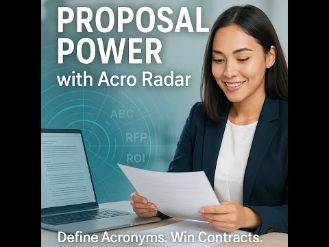 Proposals with AcroRADAR
