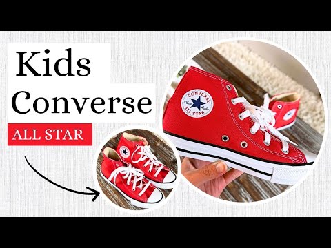 Kids CONVERSE High Tops In RED!