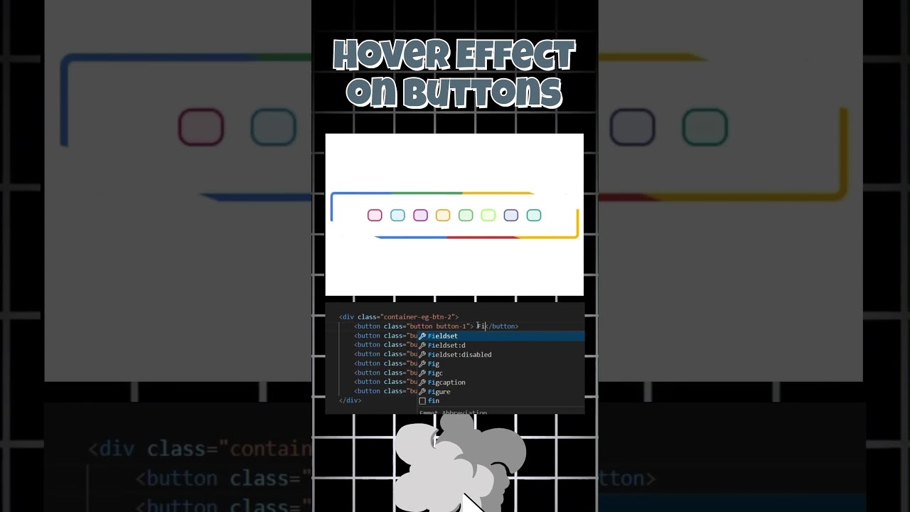 Hover Animation on HTML Button | CSS | Web | Full Stack | #shorts #viralshorts #coding