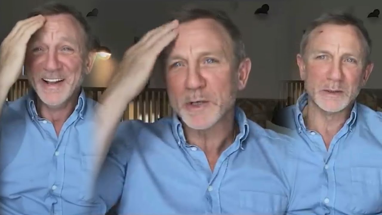 Daniel Craig Doesn't Realize He's BLEEDING During Interview!