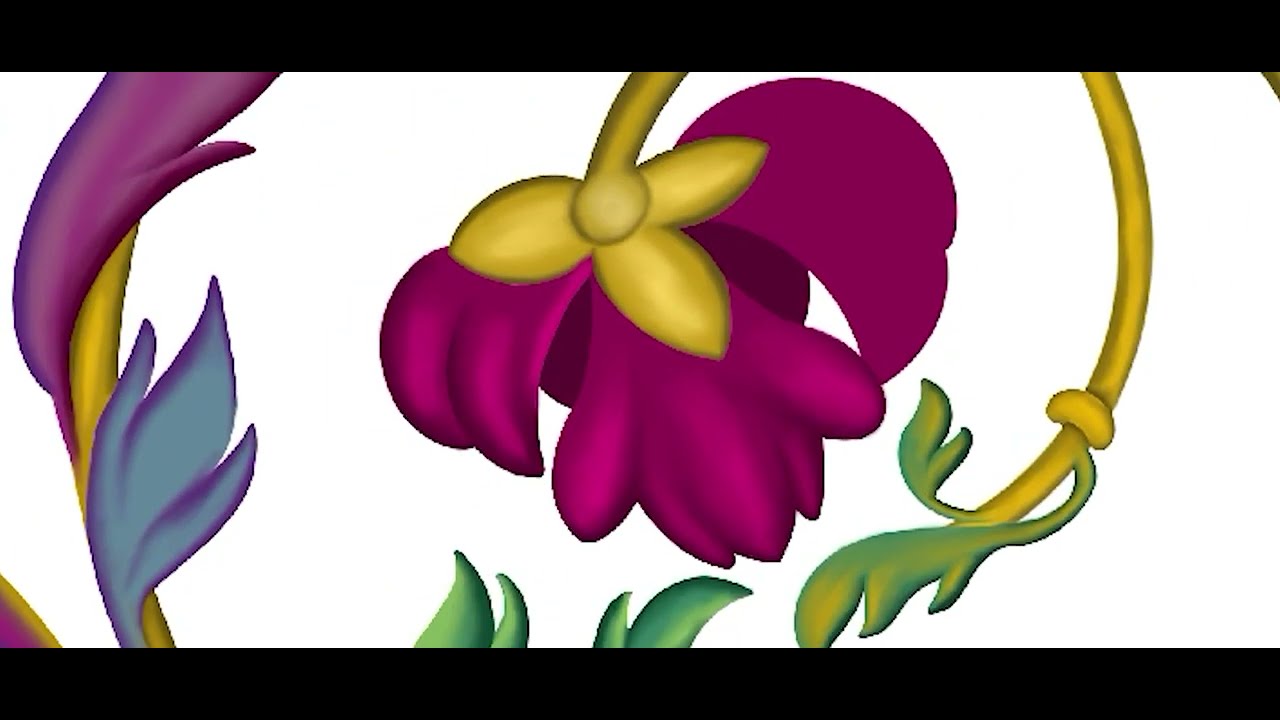 Mughal Floral Print: Digital Illustration Tutorial