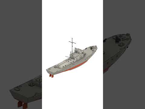 Free STL file Riverboat project 376 "Yaroslavets", HO scale 🚢 (STEP)・3D ...