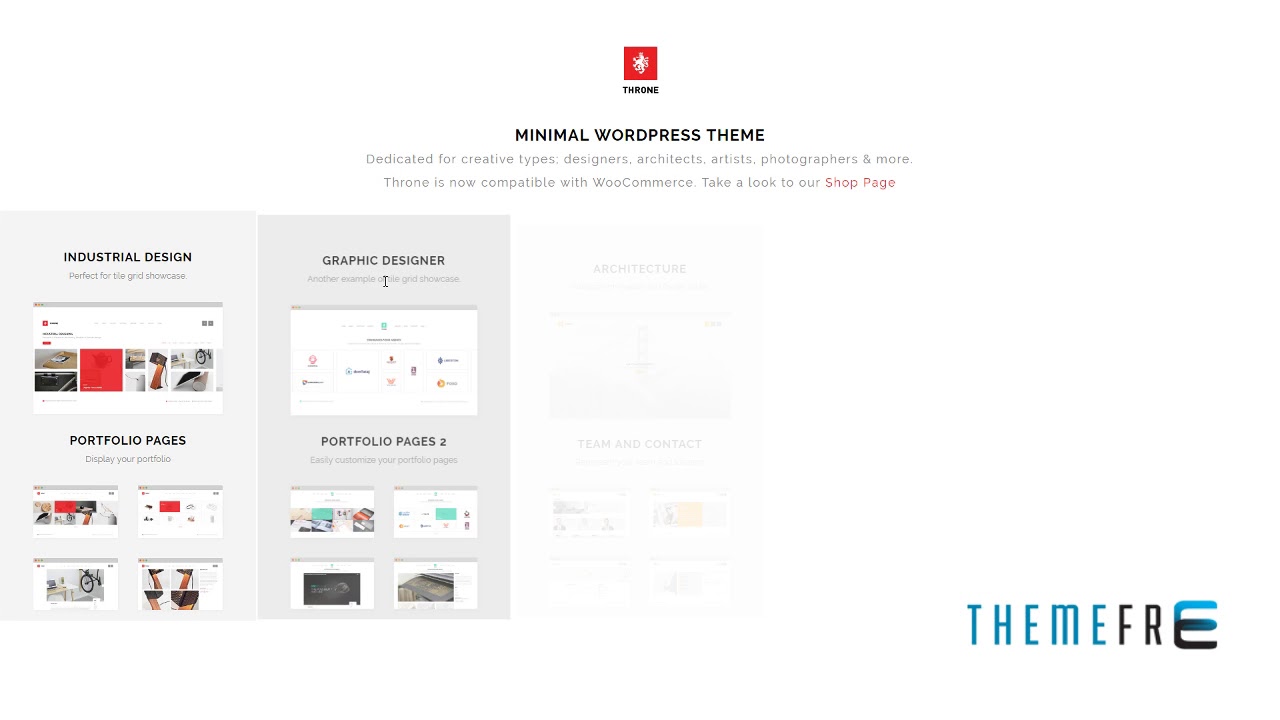 Throne - Minimal WordPress Theme      Darion Denton