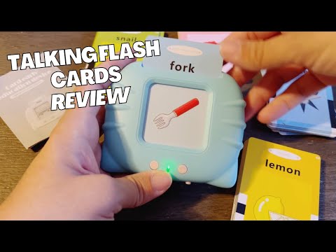Educational Toys for Early Learners: Talking Flash Cards Review Video