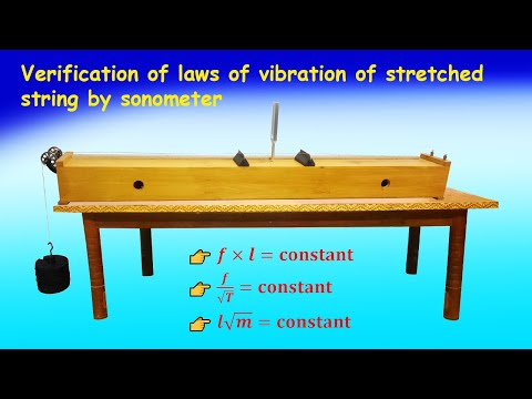 Sonometer Experiment| Law of Length |Law of tension |Law of mass