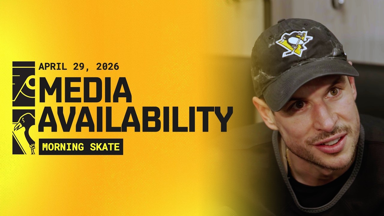 Crosby, Karlsson, Mantha, Muse Media Availability (4.29.26) | Pittsburgh Penguins
