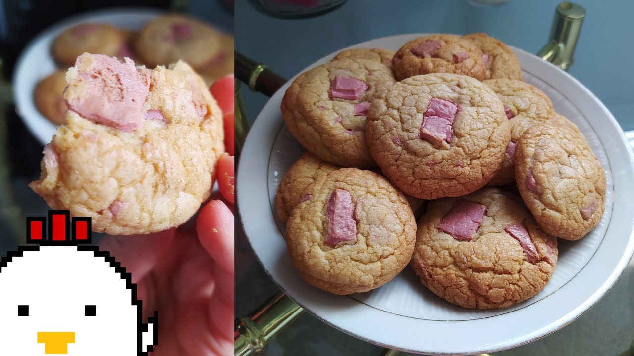 Ruby Chocolate Chunk Cookies (with browned butter)