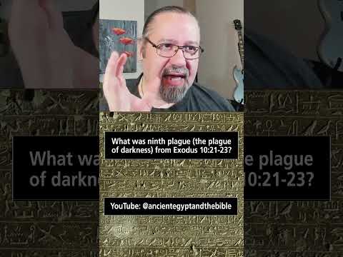 What was ninth plague (the plague of darkness) from Exodus 10:21-23? #bible #bookofexodus