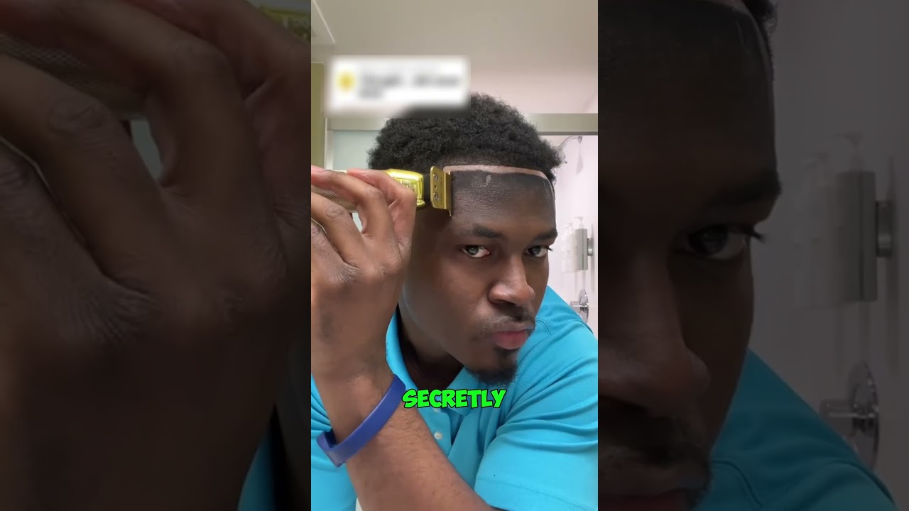 Cutting His Own Hair – Like a Pro! ✂️