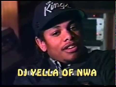 N.W.A Backstage (1990) Lost Footage pt.1 (DJ YELLA of N.W.A)